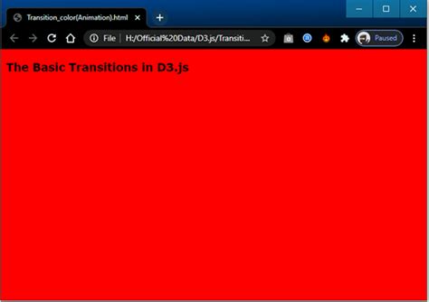 animation in d3 js tutorial and example
