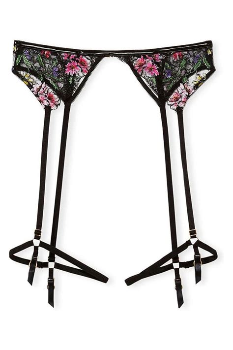Complete The Look With This Beautiful Garterbelt In Delicate Floral