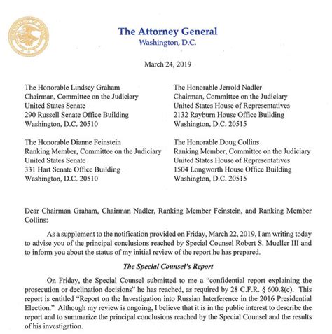 Mueller Finds No Trump Russia Conspiracy But Stops Short Of Exonerating