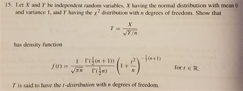 solved 15 let x and y be independent random variables x