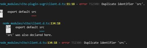 typescript how to solve duplication issues in d ts files between two