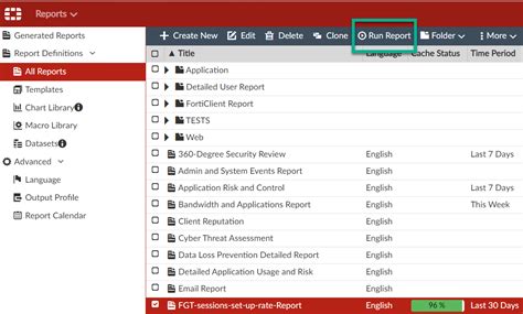 fortianalyzer custom reports from custom datasets visual guide how to