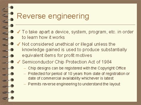 reverse engineering