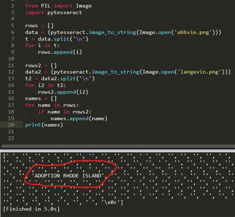 use python to recognize text compare data from scanned documents