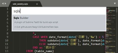 github taojy123 sqlx 强大的 sql 语法拓展，目标是打造 易读易写 方便维护 的 sql 脚本 sql
