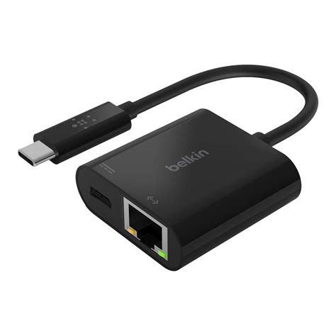 Buy Belkin Usb Type C To Rj45 Ethernet Multi Port Hub 2 In 1
