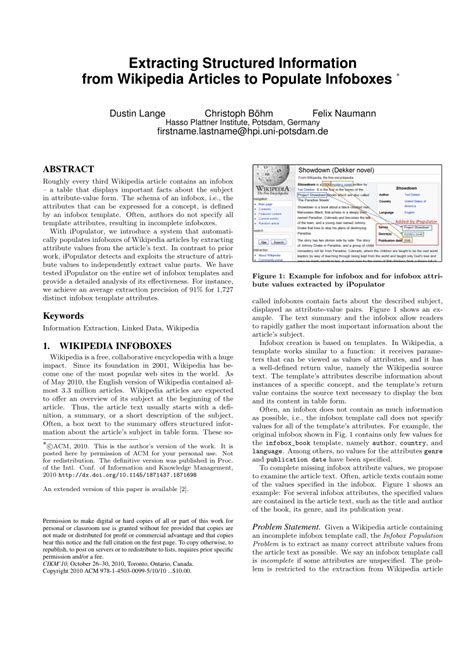pdf extracting structured information from wikipedia