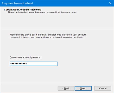 how to create password reset disk on usb drive in windows 10