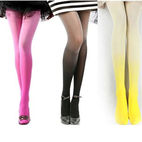 Ygyeeg Spring Style Candy Colors Sexy Nylon Stretchy Pantyhose Women