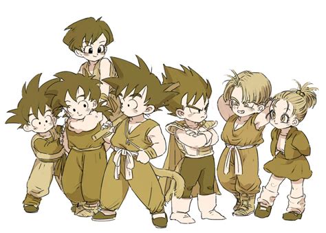 Son Gokuu Vegeta Son Gohan Son Goten Trunks And 2 More Dragon