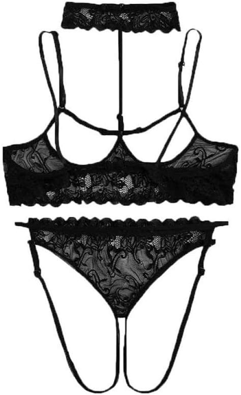 Xqtx Sexy Lingerie Lingerie Sexy Bra Set Fashion Women Sexy Black Lace