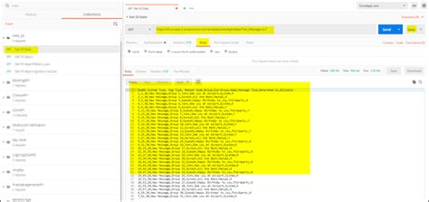 how to get aws s3 bucket object data using postman a