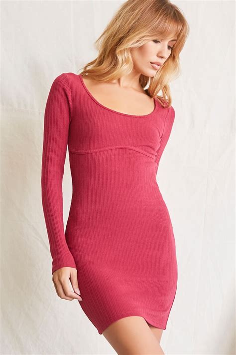 Ribbed Bodycon Mini Dress