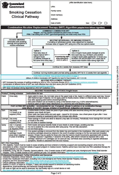 Queensland Smoking Cessation Clinical Pathway Version 5 Download