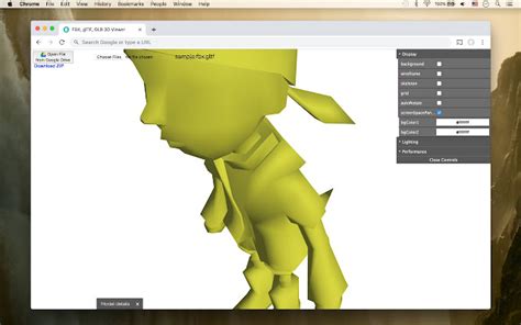 fbx gltf glb 3d viewer chrome web store