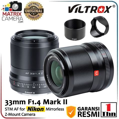 Jual Viltrox Lensa 33mm F1 4 Stm Af For Nikon Z Mount Mirrorless Camera