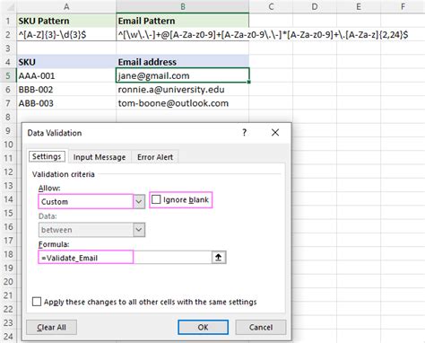 excel data validation using regular expressions regex 68900 hot sex