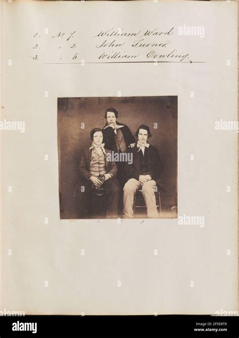 Portrait Of William Ward John Turner And William Dowling Unknown