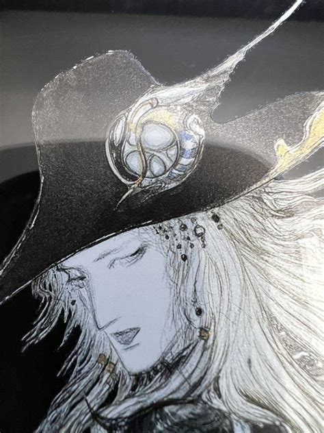 Yahoo オークション 漆 セミオーダー 黒衣の剣士 天野喜孝 絵画 複製