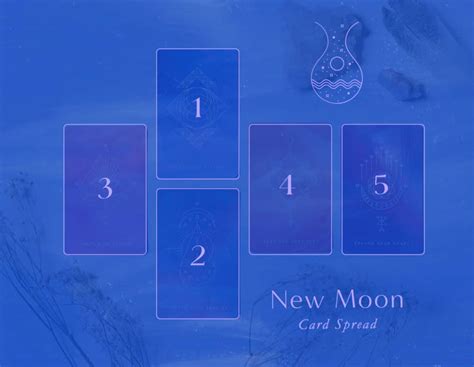 New Moon 5 Card Oracle Card Spread The Darling Tree