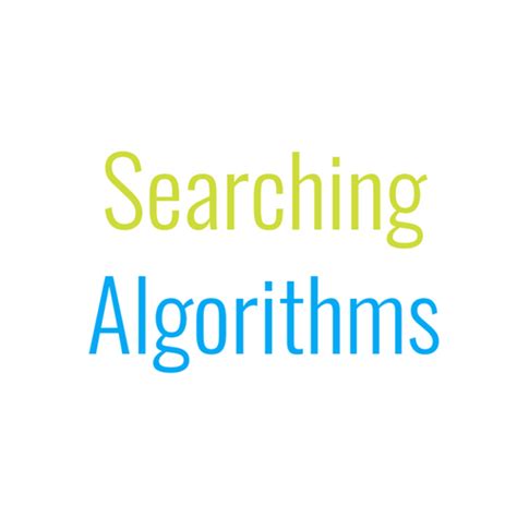searching algorithms