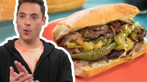 Jeff Mauro Makes An Italian Beef Sandwich The Kitchen Food Network