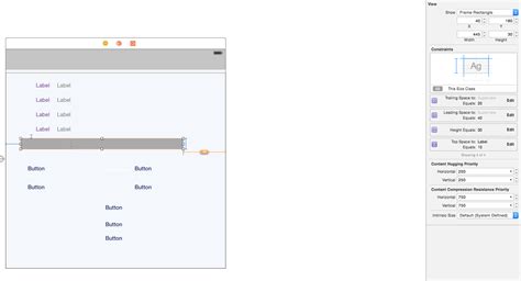 ios autolayout is sizing objects in a uiscrollview incorrectly