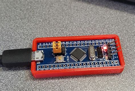 stm32 blue pill case blackmagic programmer 3d printable model on