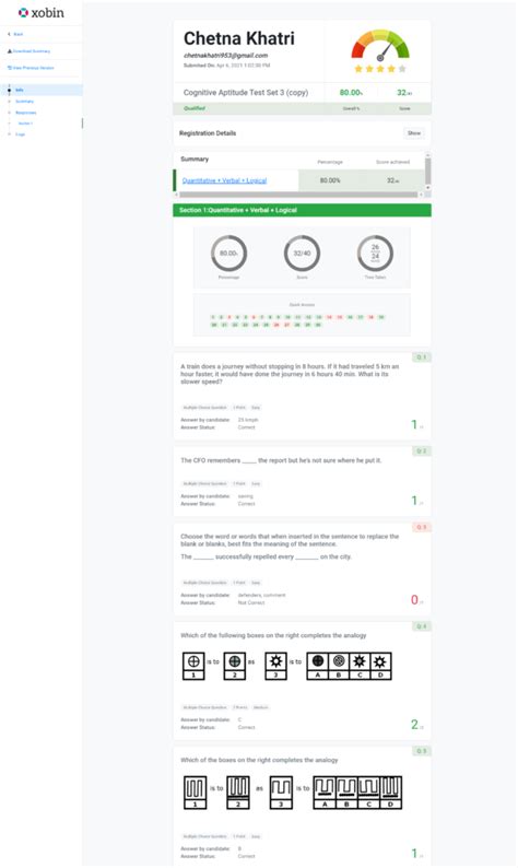 360 degree assessment report xobin
