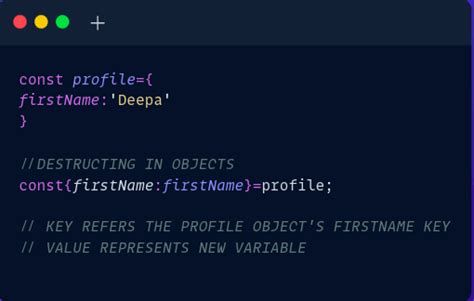 destructuring in javascript learning actors
