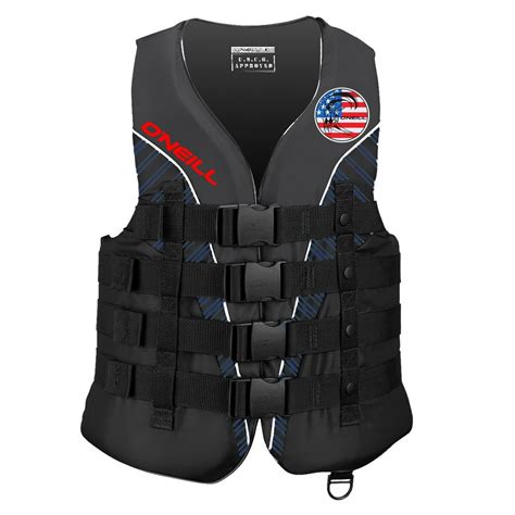 Oneill Mens Superlite Life Vest Us Coast Guard Approved Nylon