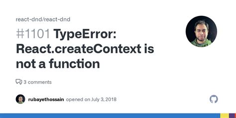 typeerror react createcontext is not a function · issue 1101 · react
