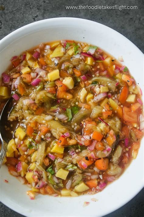 Ensaladang Talong Filipino Roasted Eggplant Salad The Foodie Takes