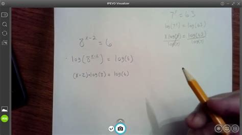 Solving Exponential Equations Using Logs 1 Youtube