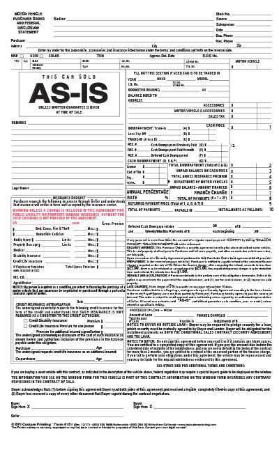 Nevada As Is Purchase Order Bpi Custom Printing