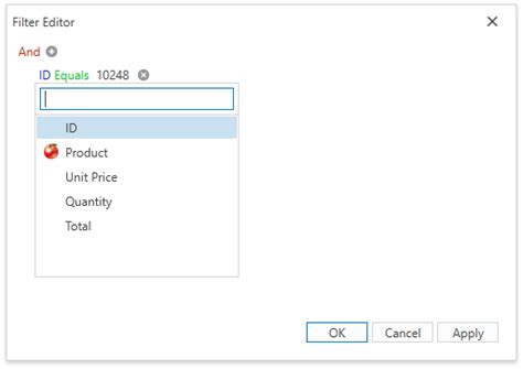 filtereditorcontrol class wpf controls devexpress documentation