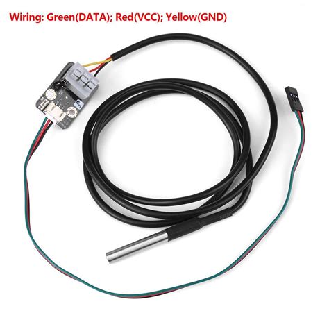 ds18b20 water temperature sensor with waterproof probes for arduino 3v~5 5v