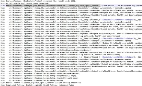 made by sql sql server 2019 install setup failed