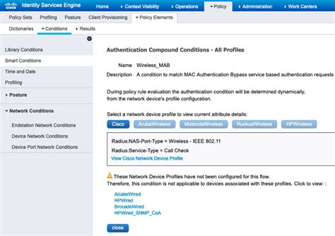 how to create ise network access device profiles cisco community