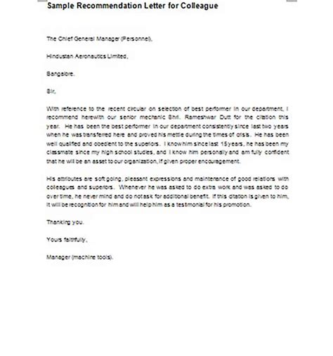 Recommendation Letter Example And How To Make It Getting Positive