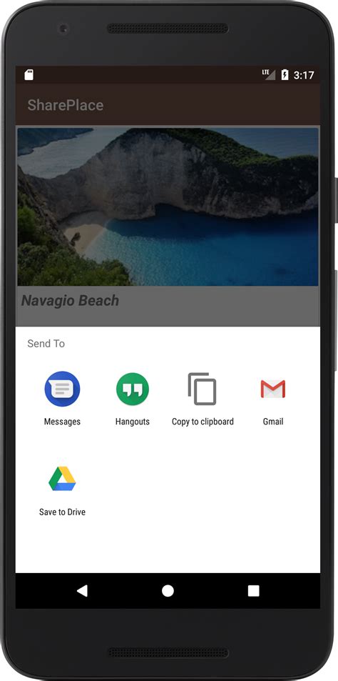 android share intent with recyclerview coding demos