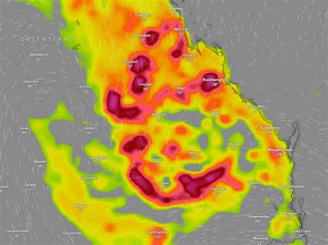 Qld Weather 500km Stretch In Firing Line For More Severe Storms The