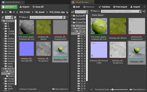 import uasset browser