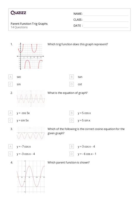 50 Graph Sine Functions Worksheets For 12th Class On Quizizz Free