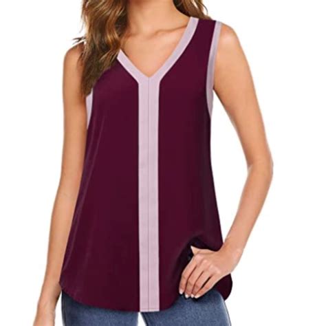 Tops Nwt Vneck Sleeveless Tunic Tank Poshmark