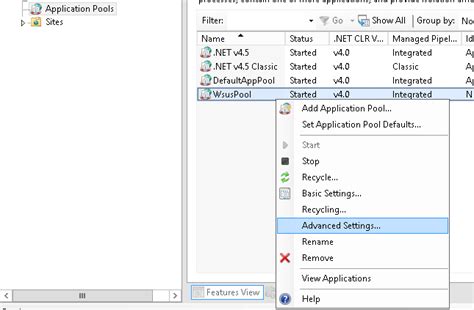 wsus console error unable to connect via the remote api