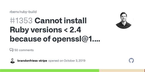 cannot install ruby versions