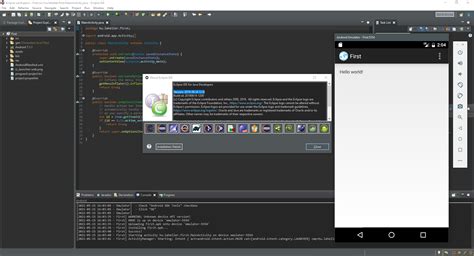 java deploy android app to emulator fails with noclassdeffounderror