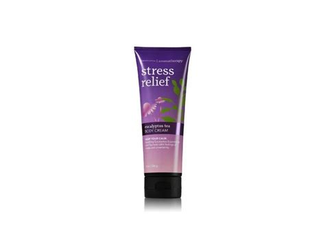 Bath Body Works Aromatherapy Stress Relief Eucalyptus Tea Body Cream 8