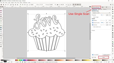 How To Fill To A Traced Image In Inkscape Design School